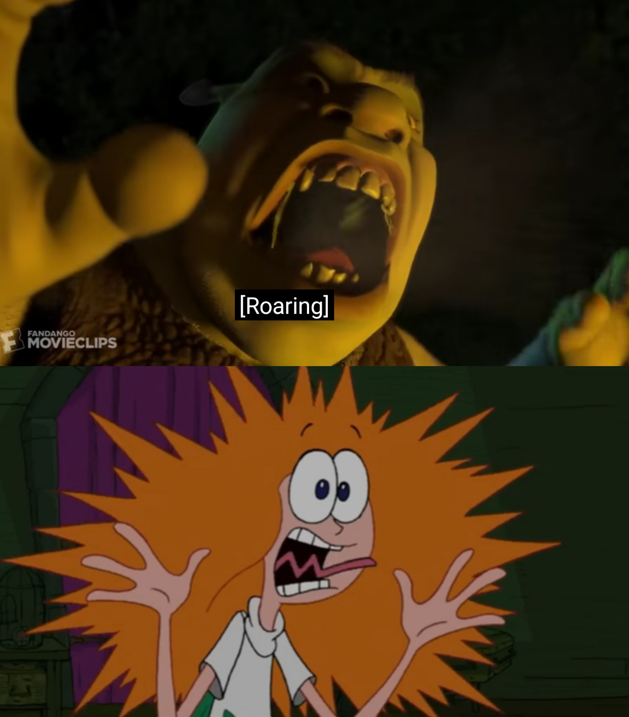 Shrek Scared cadance by batman714 on DeviantArt