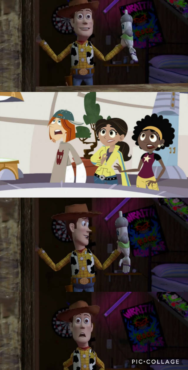 Alviva, Koki and JZ react woody murber buzz by batman714 on DeviantArt