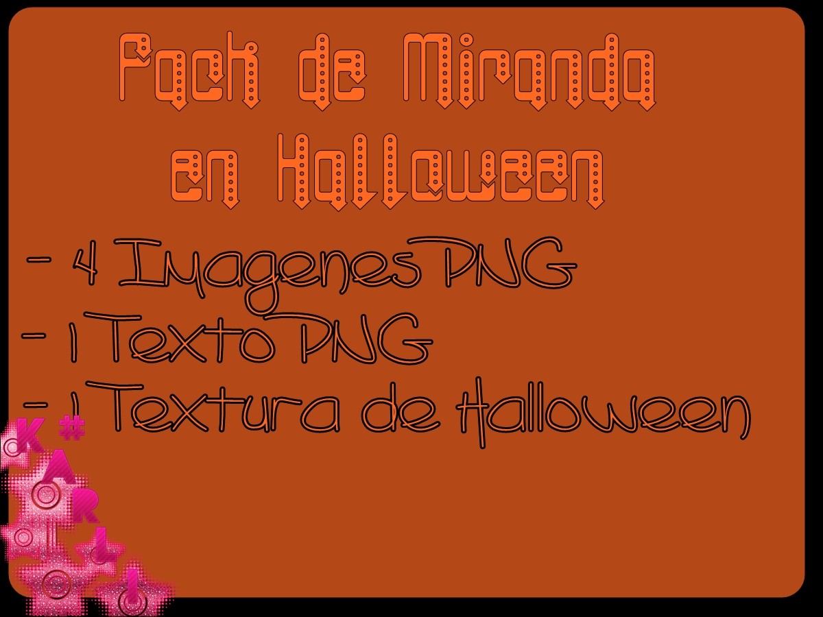 Pack de Miranda en Halloween by HoShikOLove on DeviantArt