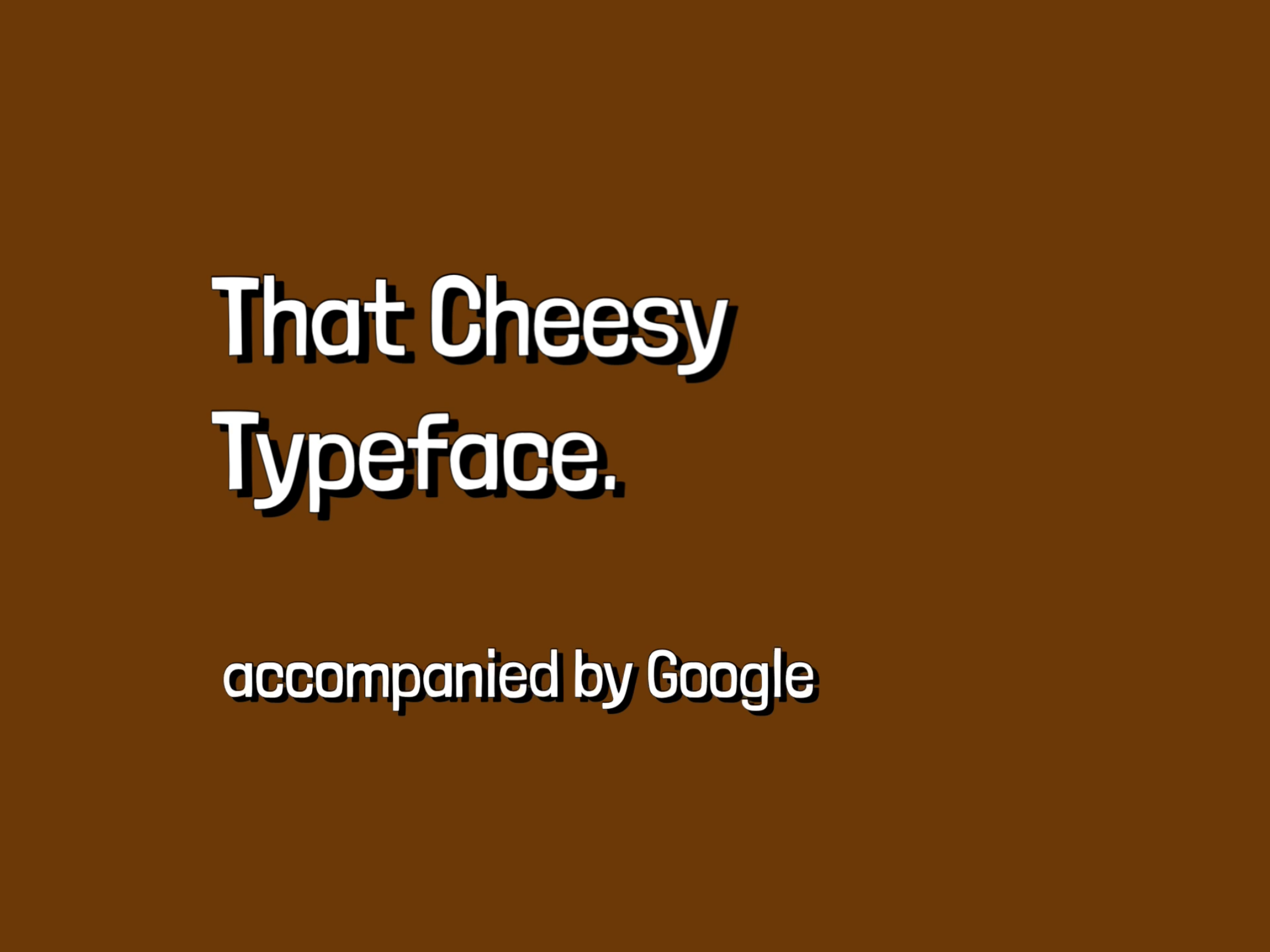 That Cheesy Typeface by inewcomb2006 on DeviantArt