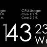Simple Clock Rainmeter Skin. (UPDATED) by StarLender on DeviantArt