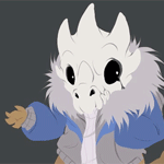 Poketale - Sans cubone breathing cycle by Daffupanda on DeviantArt