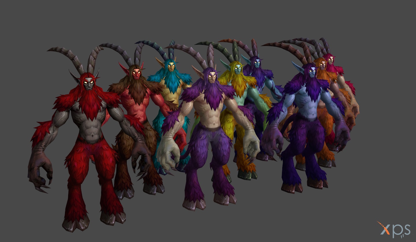 Satyrs (From WoW) for XPS/XNA by Jorn-K-Nightmane on DeviantArt