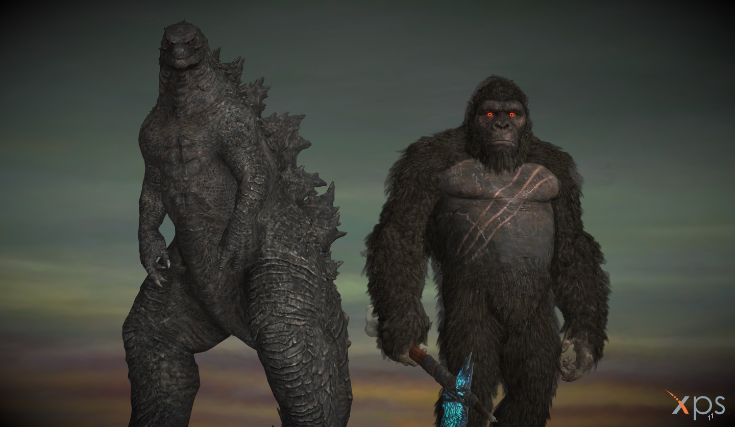 Godzilla and Kong (Warzone) for XPS/XNA by Jorn-K-Nightmane on DeviantArt