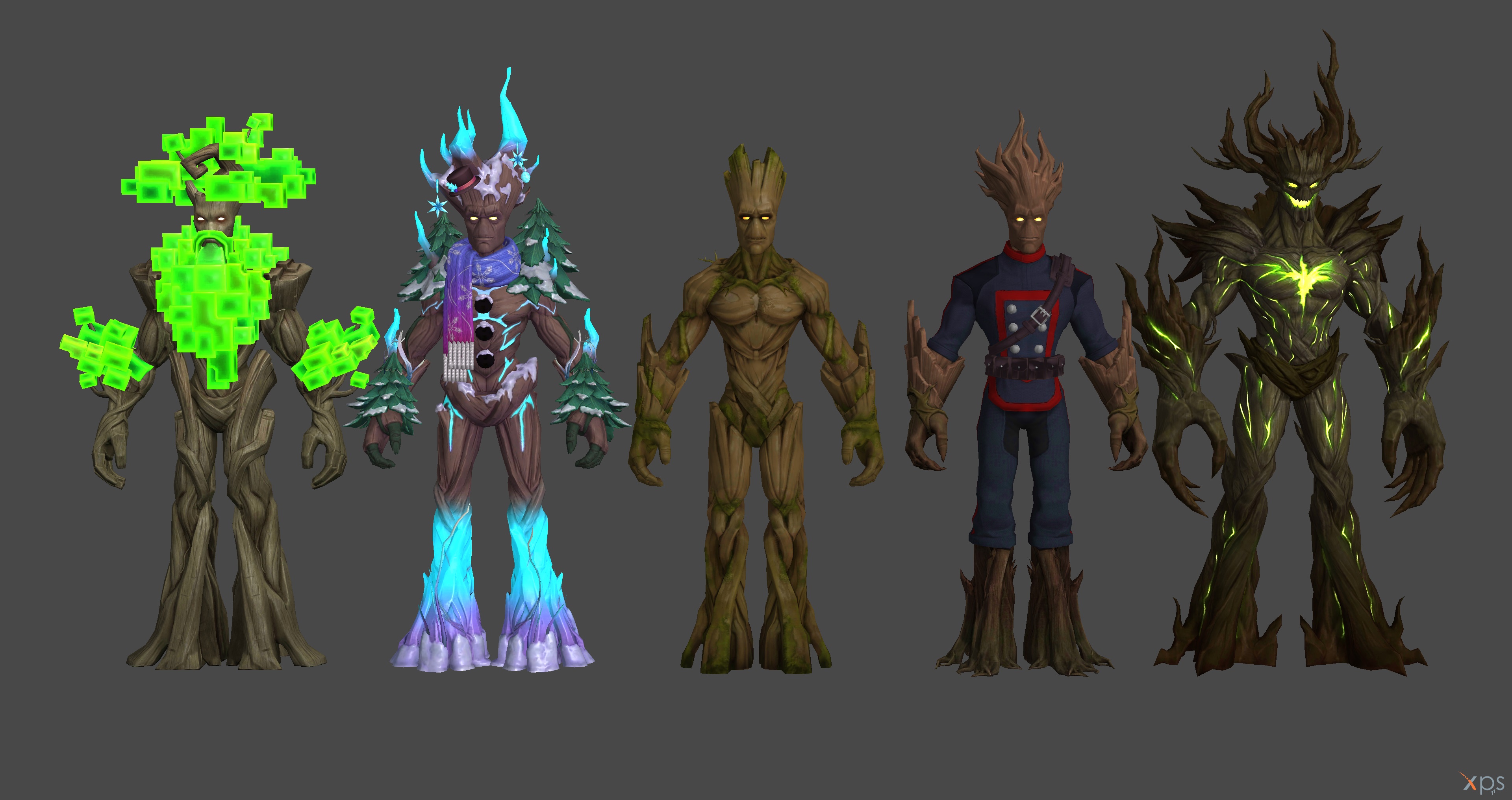Groot Package for XPS/FBX by Jorn-K-Nightmane on DeviantArt