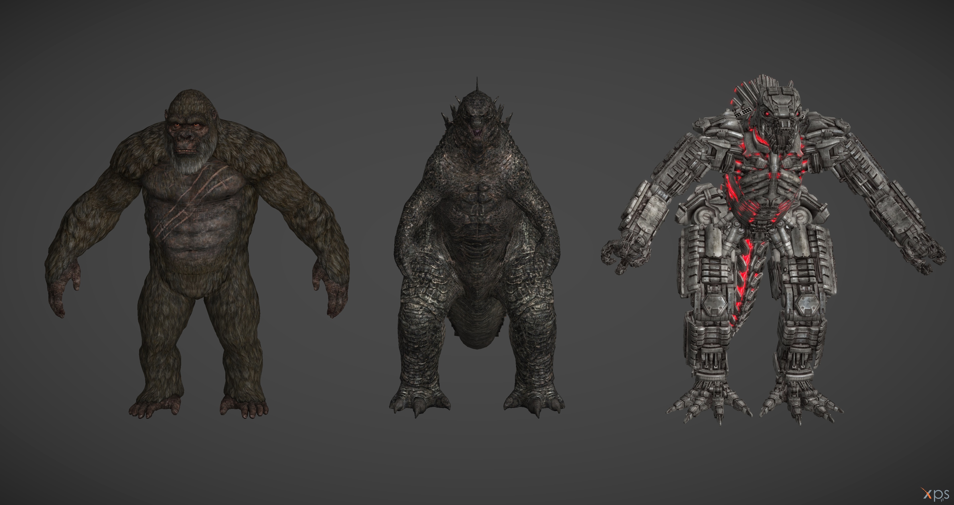 Godzilla vs Kong (Pinball FX) for XPS/FBX by Jorn-K-Nightmane on DeviantArt