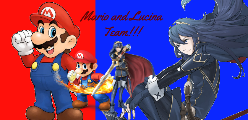 Mario and Lucina Team!!!! by PhantomMasterRamos89 on DeviantArt