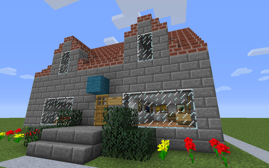 Minecraft House by NathanFord-leverage on DeviantArt