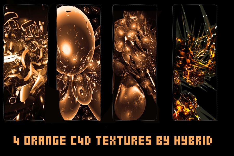 Orange C4D Textures Pack by MegaBleachy on DeviantArt