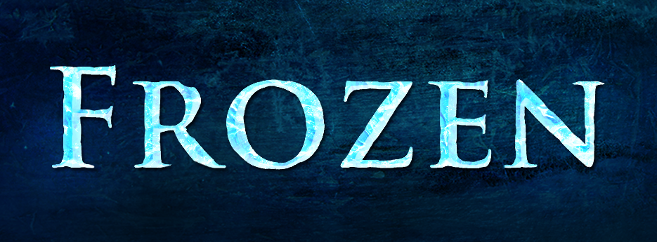 Frozen Text Style by MegaBleachy on DeviantArt