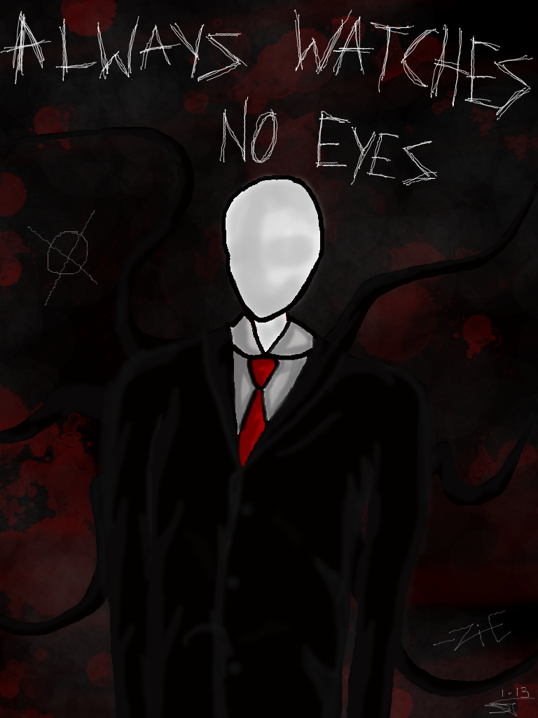 The Slenderman by InvaderZiE on DeviantArt