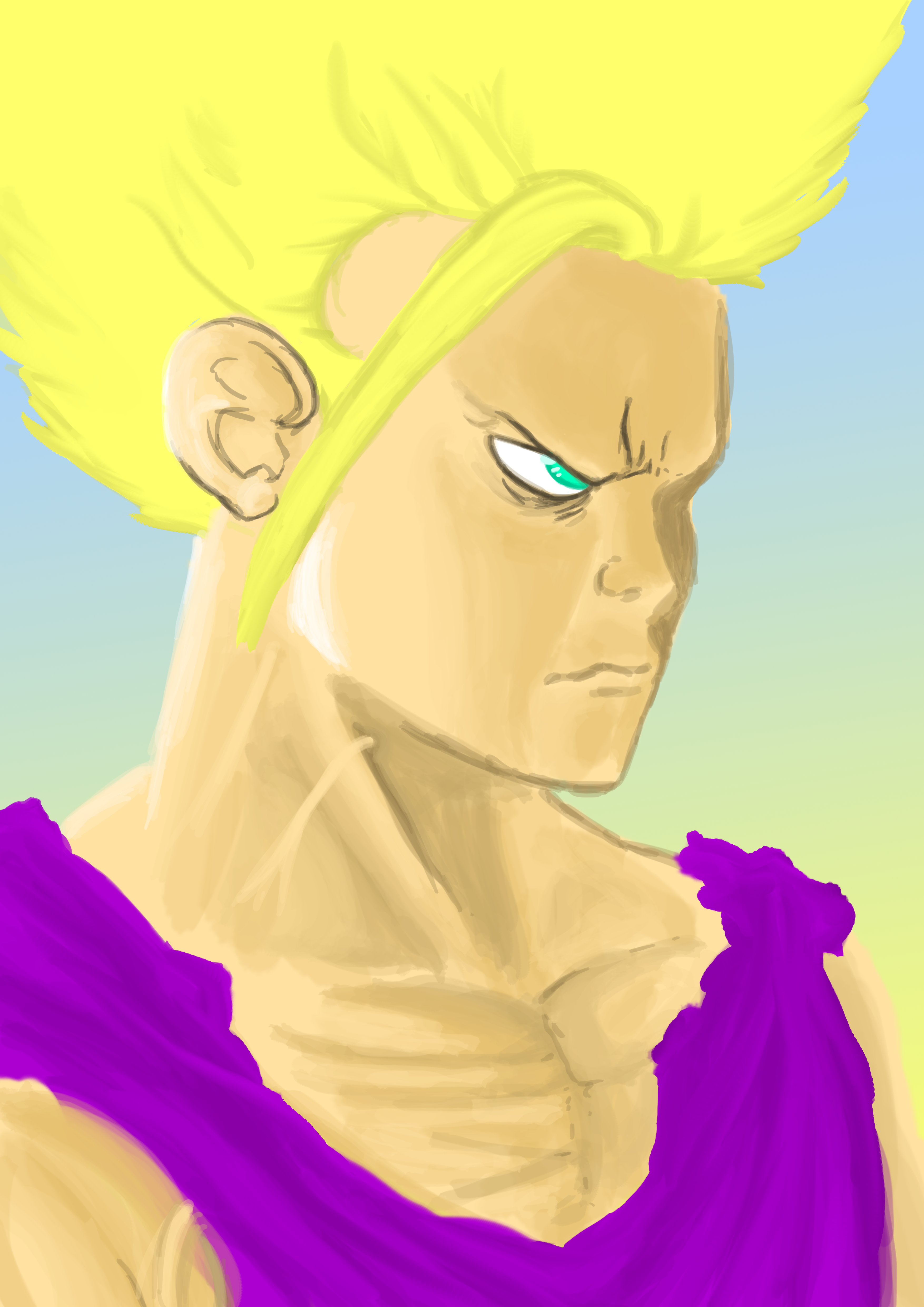 Gohan Ssj2 by Chinyelu on DeviantArt