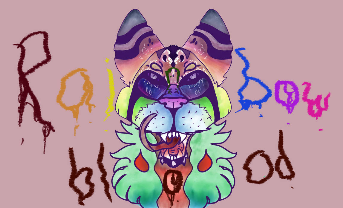 Rainbow BLOOD by WhiteHuskyy on DeviantArt
