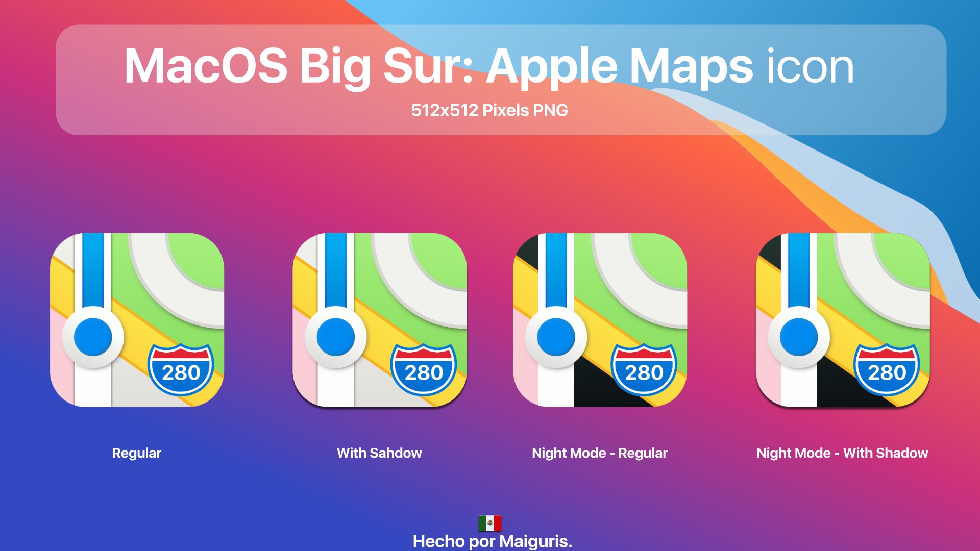 MacOS Big Sur New Apple Maps Icon By Maiguris On DeviantArt