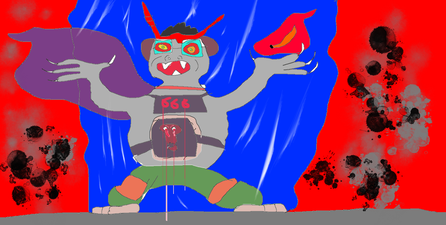 Evil Winston by Peikkotaide on DeviantArt