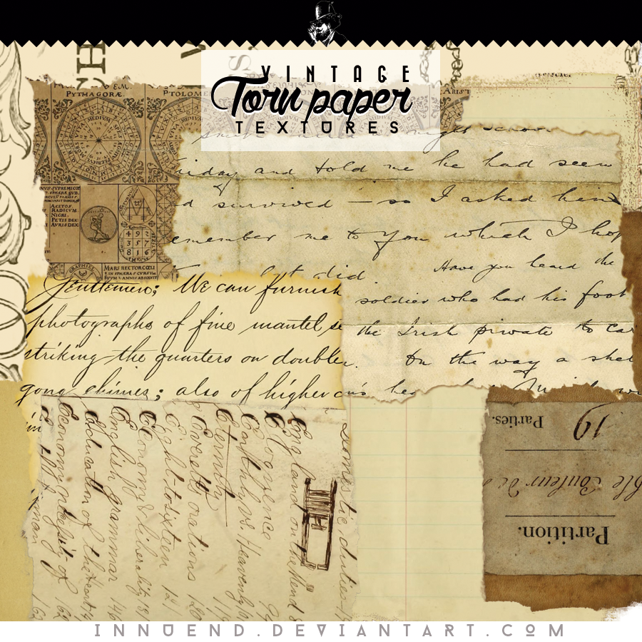 Torn paper textures by Innuend on DeviantArt