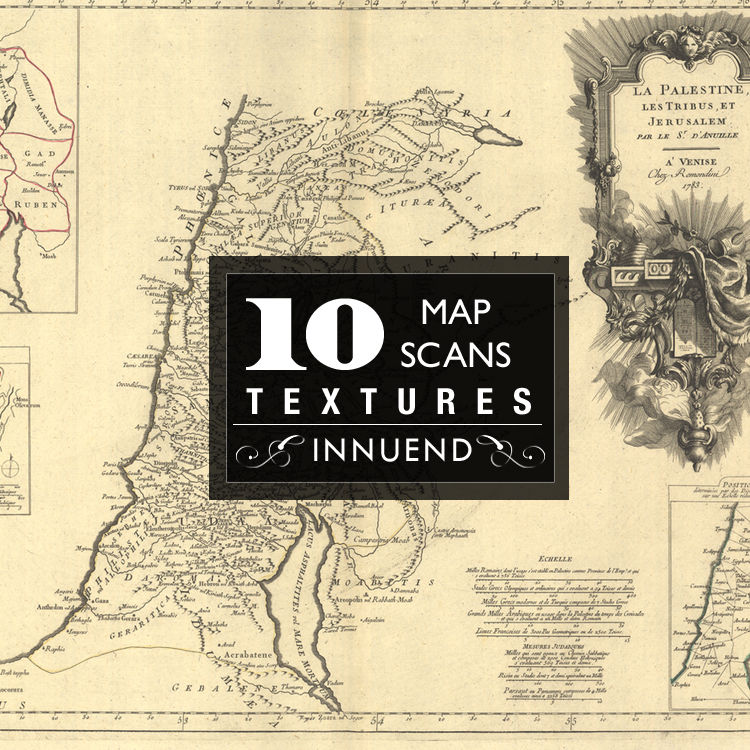 Vintage map textures by Innuend on DeviantArt