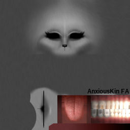 |IMVU|FREE Furry Head Template by AnxiousKin on DeviantArt