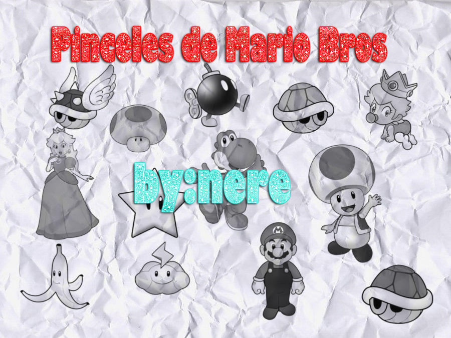 brushes de mario bros by nereiidagirl on DeviantArt