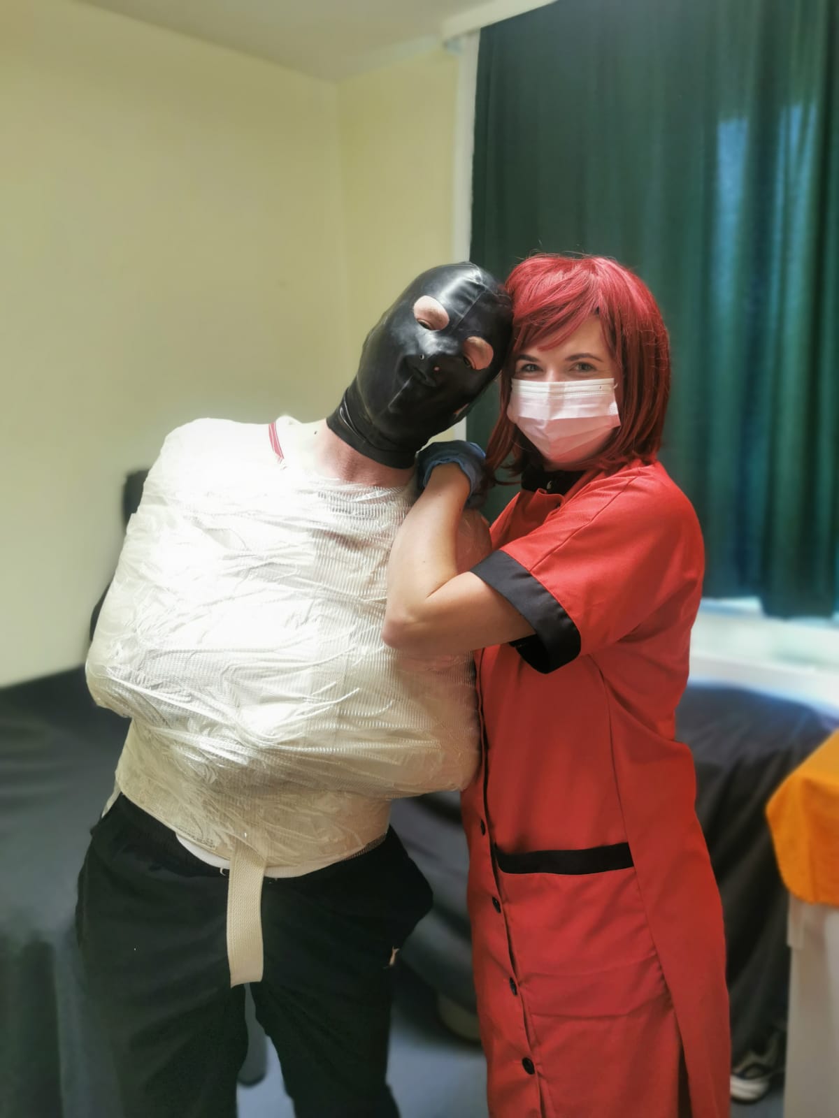 new Straitjacket with a roll of tape by Zwangsjaeckchen on DeviantArt