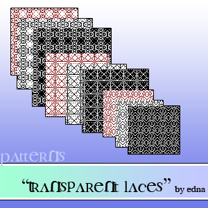 -Lace Patterns- Set by Edna by zylair on DeviantArt