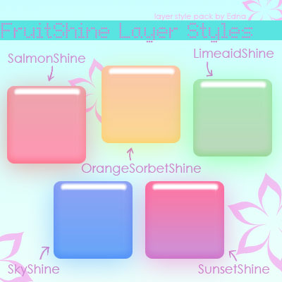 FruitShine Layer Styles by Ed by zylair on DeviantArt