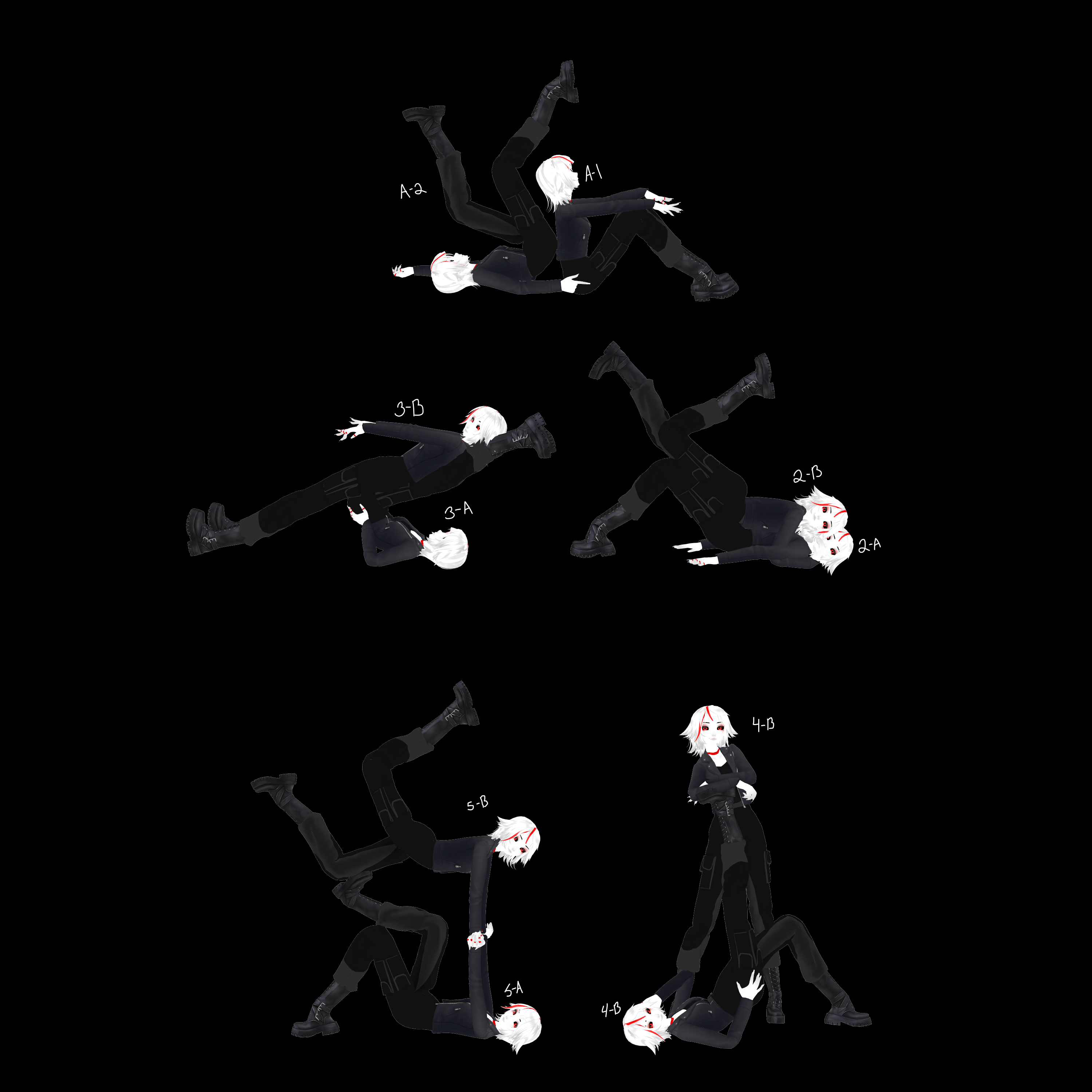 Strange 2-Person Pose Pack [MMD POSE DL] by sikaeslieas on DeviantArt