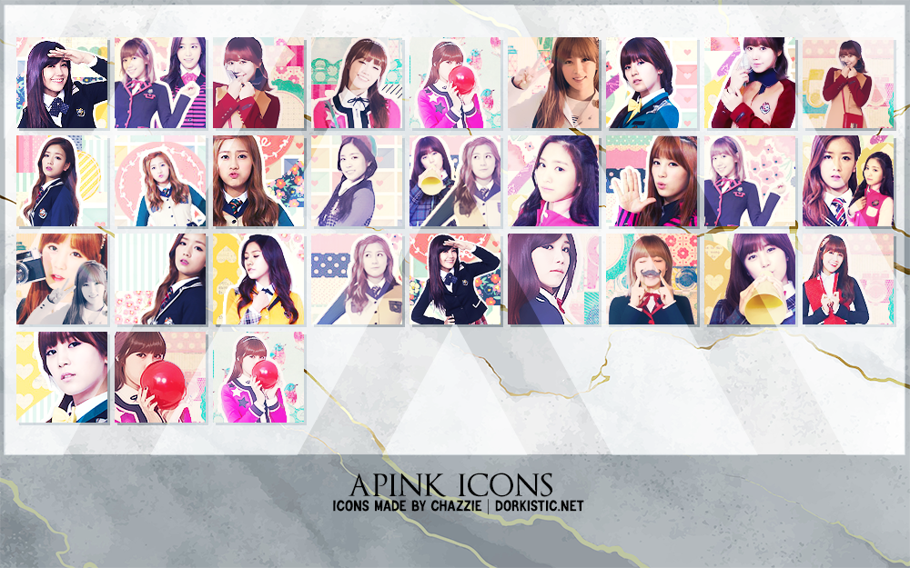 Apink Icons by DorkisticDesign on DeviantArt