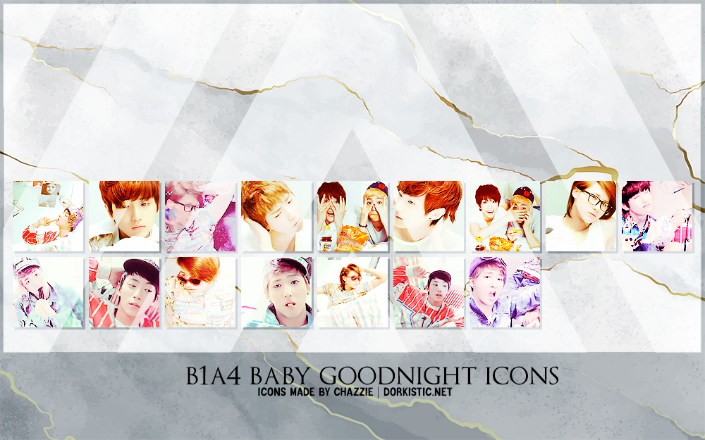 B1A4 Baby Goodnight Icons by DorkisticDesign on DeviantArt