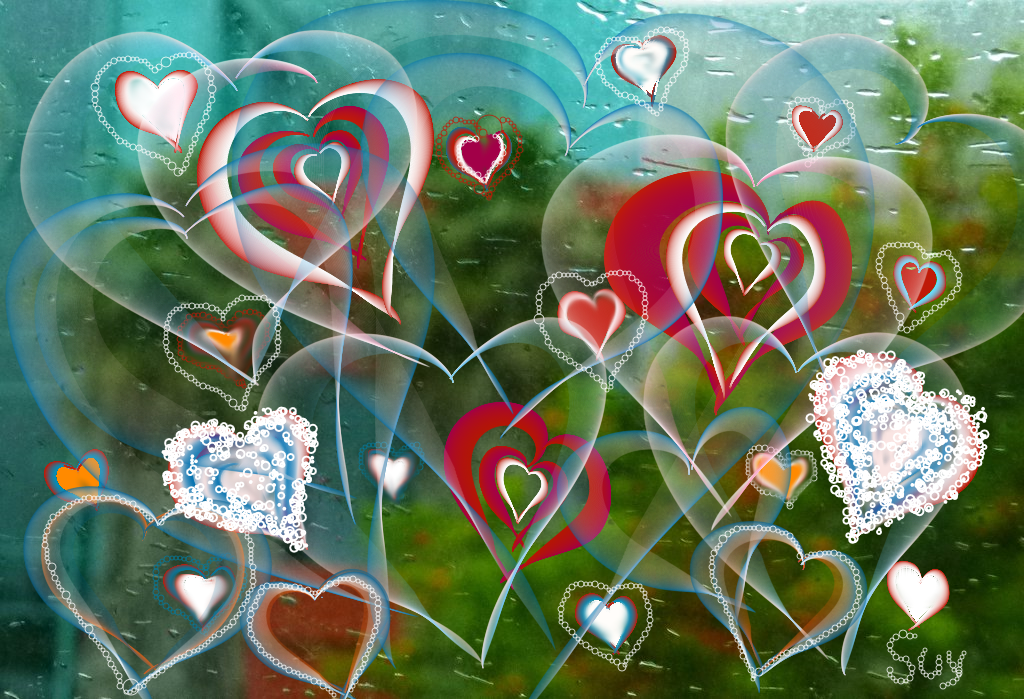 Raining Hearts 1 by Suyarts by Angel-Lua-Silver on DeviantArt