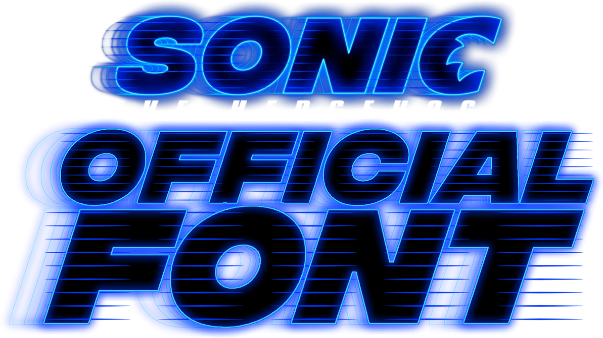 Sonic The Hedgehog (Movie) Official Font Download by EdgarDALoquendo on ...