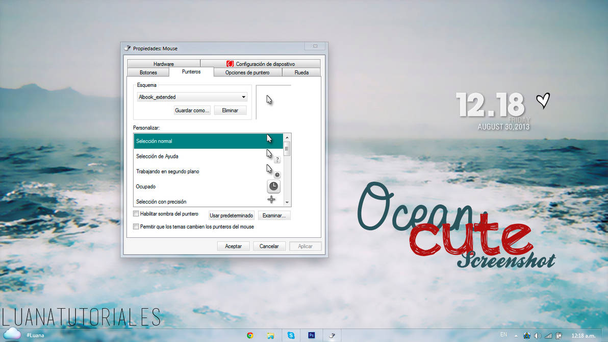 Screenshot #1 Ocean Cute by LuanaTutoriales on DeviantArt