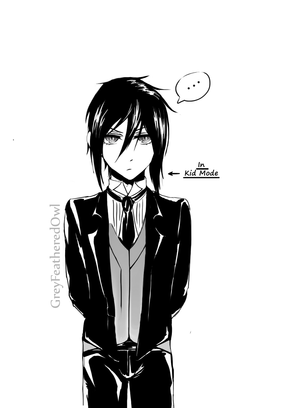 Kid Sebastian Michaelis by GreyVitals on DeviantArt