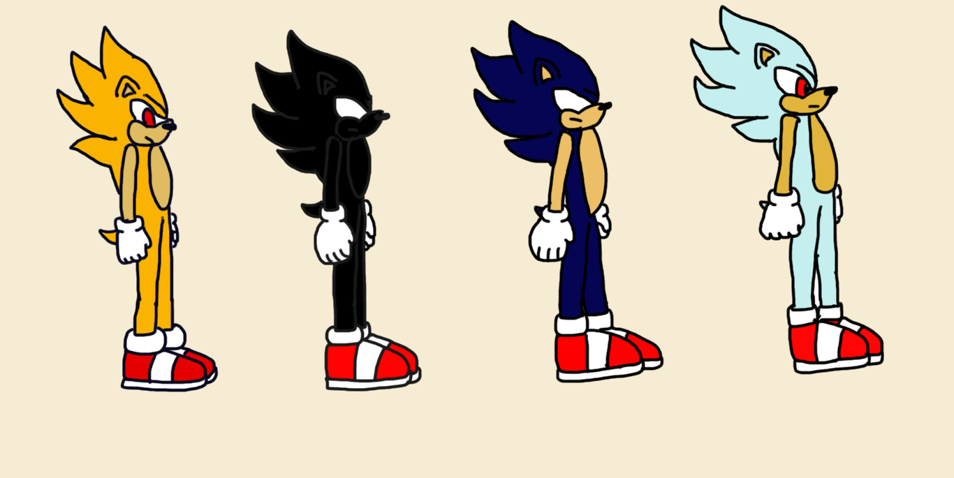 Sonic's Forms 1 by Ant-D on DeviantArt