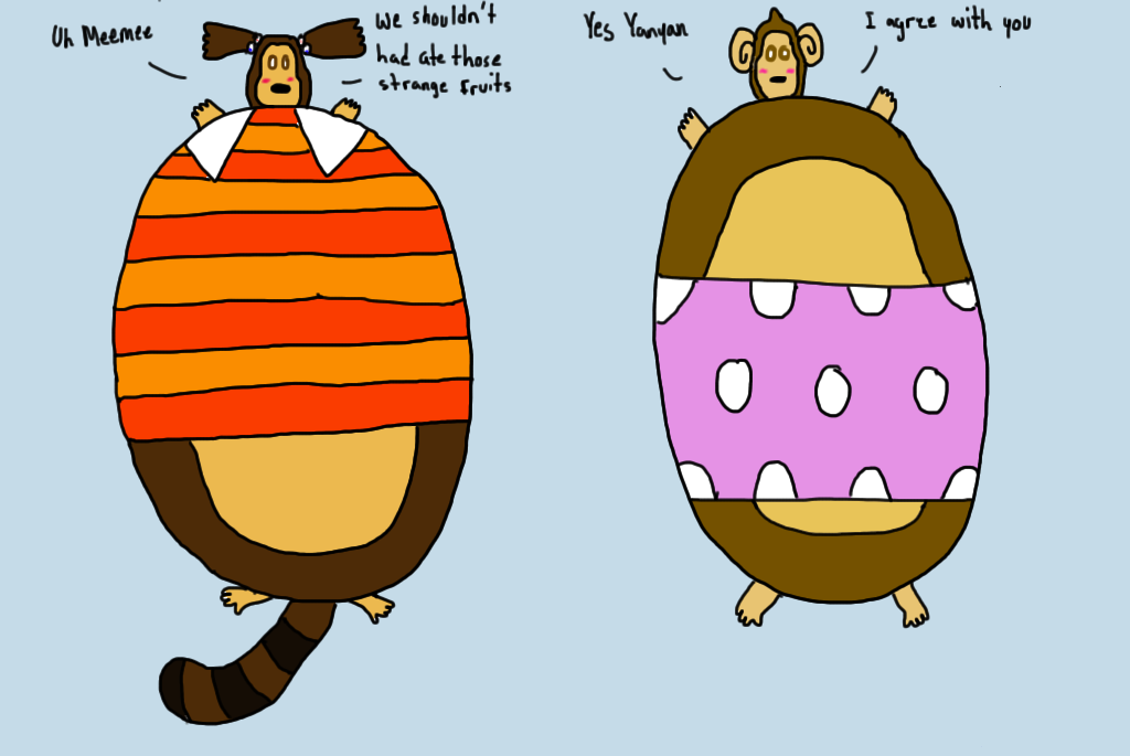 Request: Yanyan and Meemee inflation by Ant-D on DeviantArt