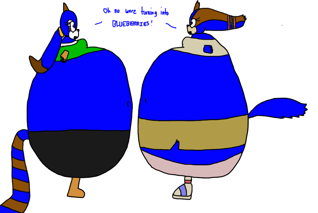 R: Marine and Sticks blueberry inflation by Ant-D on DeviantArt