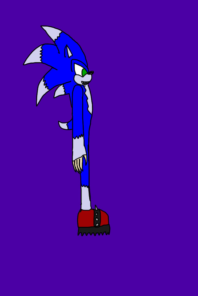 Fanart Sonic the Werehog by Ant-D on DeviantArt