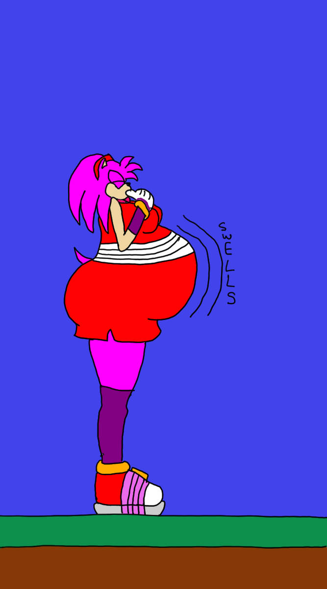 Request Amy inflates herself page 5 by Ant-D on DeviantArt