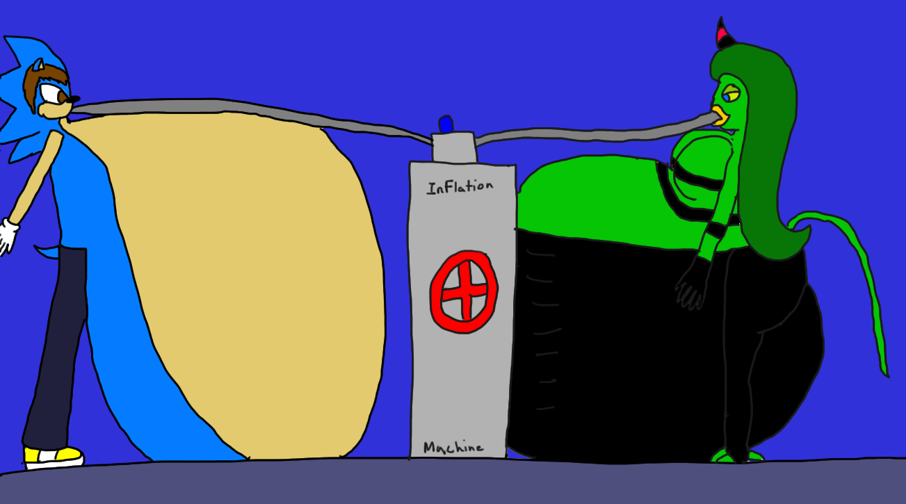 R: Joshua and Zeena with the Inflation Machine by Ant-D on DeviantArt