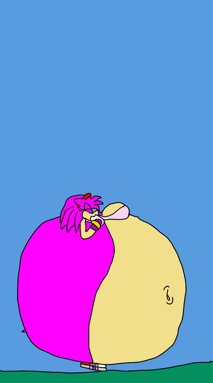 .:REQUEST:. Amy inflates herself 2 by Ant-D on DeviantArt