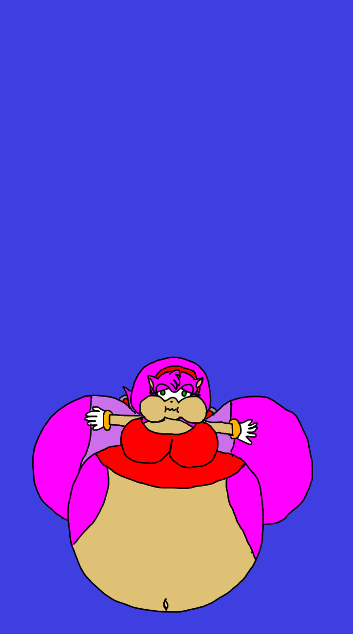 Request Inflated Amy Rose By Ant D On Deviantart