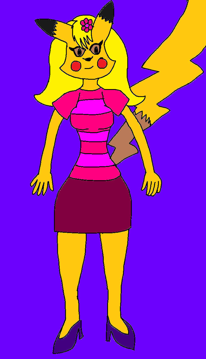 [ANTHRO] Zunaki The Pikachu by Ant-D on DeviantArt