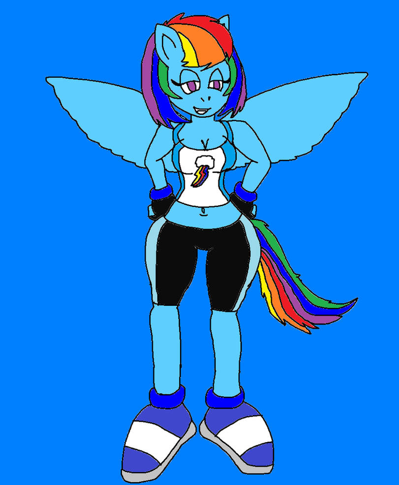 Mobian Rainbow Dash The Pegasus by Ant-D on DeviantArt