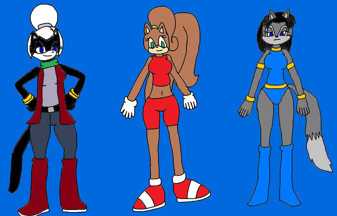 Sonic Girls Collection Bash 11 by Ant-D on DeviantArt