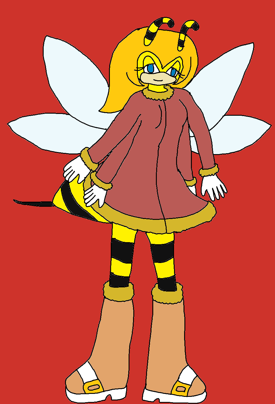 Anthro Saffron The Bee by Ant-D on DeviantArt