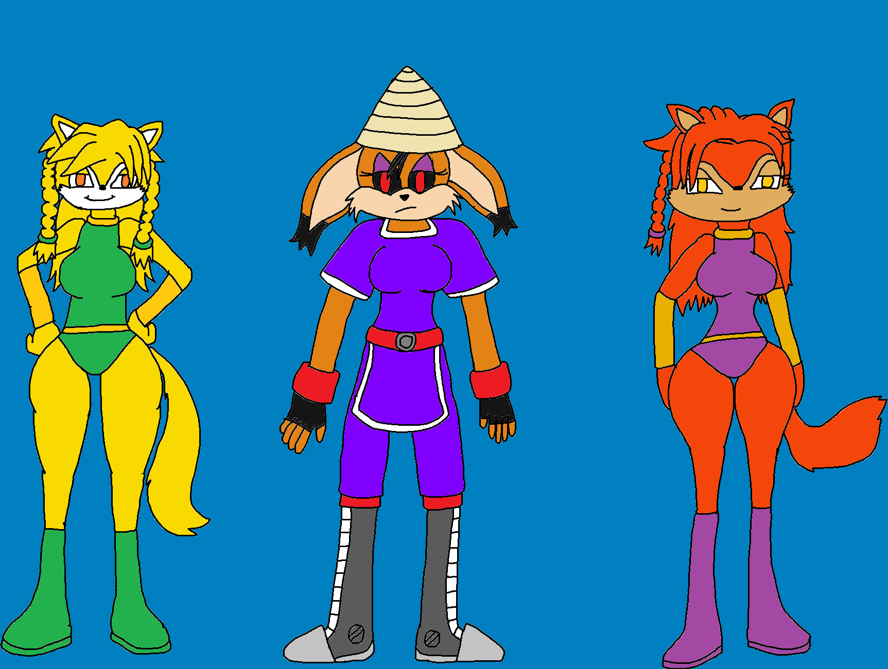 Sonic Girls Collection Bash 14 by Ant-D on DeviantArt