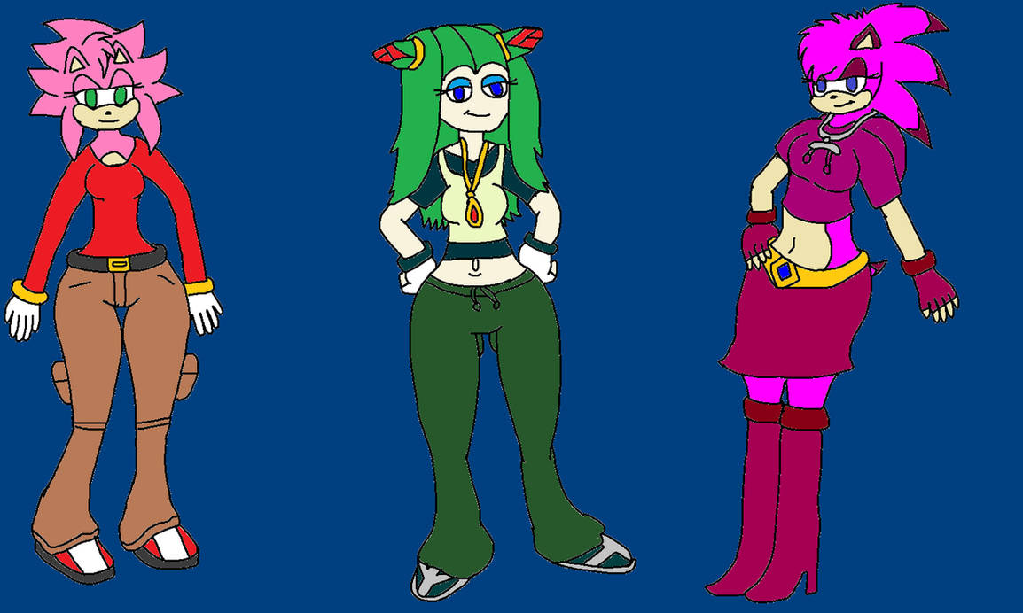 Sonic Girls 1 [REDUX] by Ant-D on DeviantArt