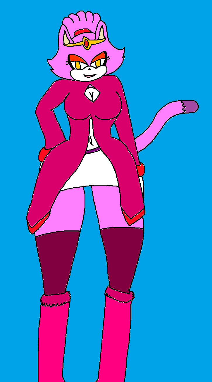 Blaze The Cat {fanart} By Ant D On Deviantart
