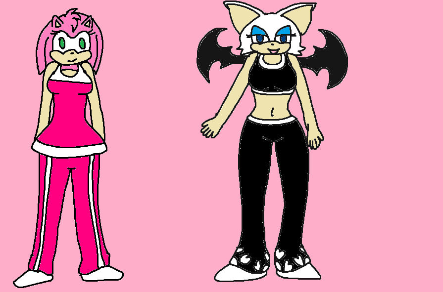 .:REQUEST:. Amy And Rouge by Ant-D on DeviantArt