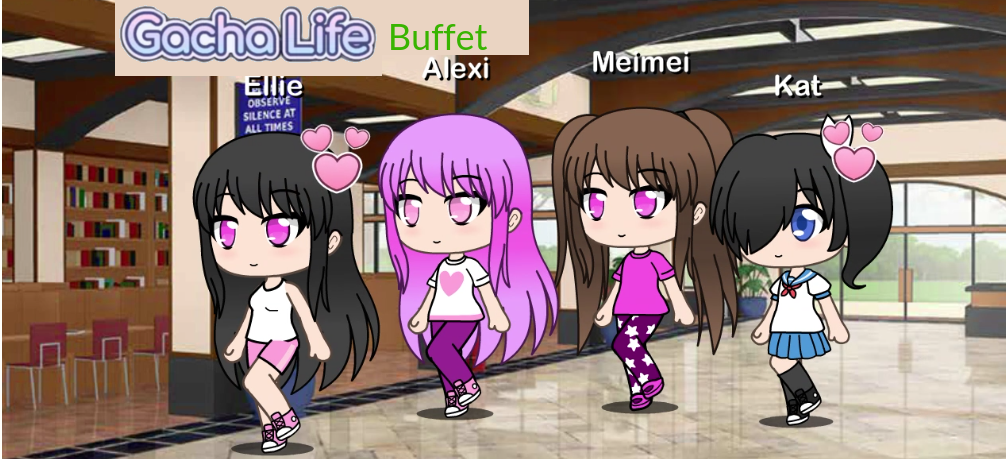 Gacha Life girls eat at Gacha Life Buffet by PhineasFlynn2022 on DeviantArt